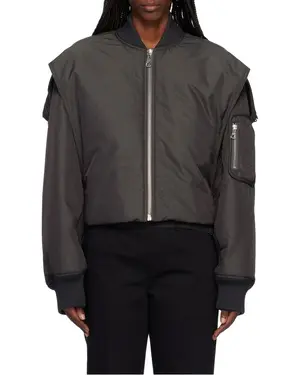 JEAN PAUL GAULTIER Cropped Bomber Jacket