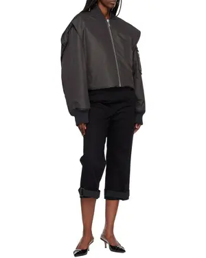 JEAN PAUL GAULTIER Cropped Bomber Jacket