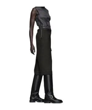 MAISON MARGIELA Sleeveless Midi Dress With Deconstructed Bodice