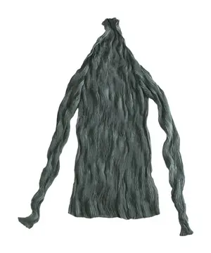 Issey Miyake Pleated High Neck Blouse