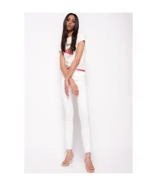 Pinko Skinny Frayed Edge Jeans