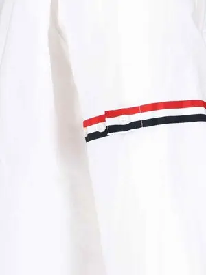 Thom Browne Stripe Detailed Long-sleeved Shirt