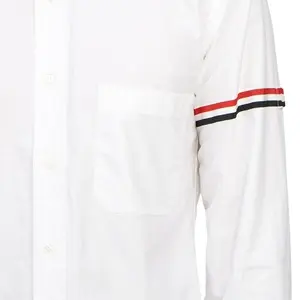 Thom Browne Stripe Detailed Long-sleeved Shirt