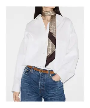 Gucci Gg Carré Scarf - Camel