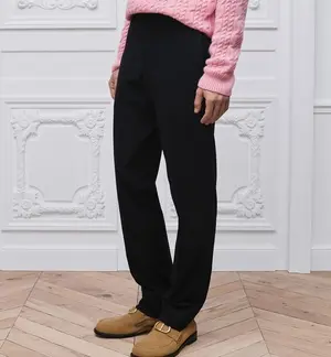 Dior Tailored Pleated Full Length Trousers