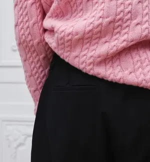 Dior Tailored Pleated Full Length Trousers