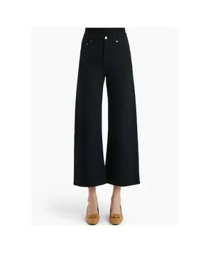 Khaite Delina Wide-leg Cropped Jeans - Carlyle