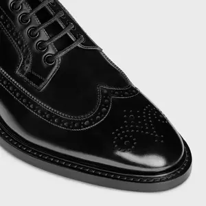 Celine Donavan Derby Brogues In Polished Bull