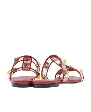 Valentino Garavani Studded Flat Sandals - Multicolor
