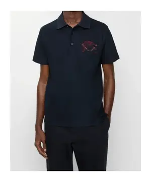 Burberry Ekd Check Cotton Polo Shirt