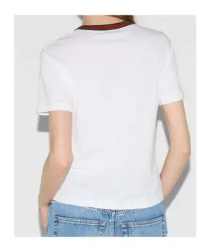 Gucci Logo Detailed Crewneck T-shirt