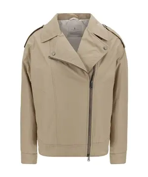 Brunello Cucinelli Zip-up Lapel Jacket