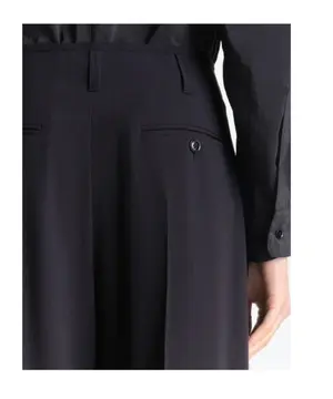 LEMAIRE Soft Tailored Pleated Trousers - Onyx