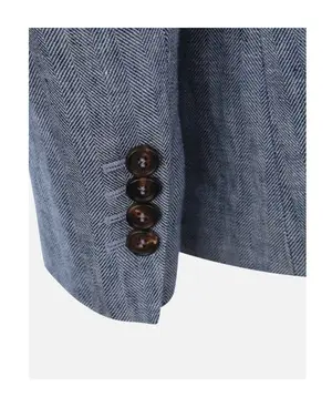 Brunello Cucinelli Single-breasted Tailored Blazer - Gray