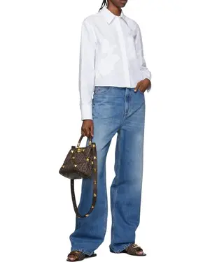 Valentino Garavani Archive 1985 Print Washed Denim Jeans