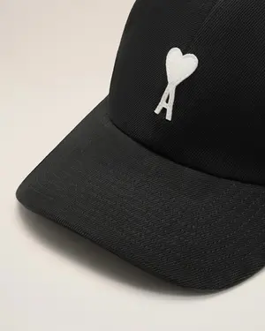 Ami Logo Patch Baseball Cap