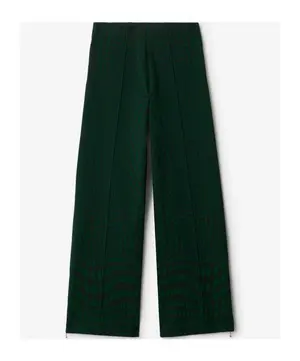 Burberry Houndstooth Pattern Wide-leg Trousers