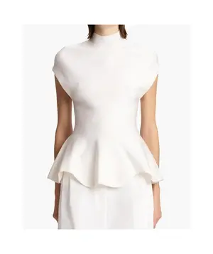 Khaite Andra Knitted Top - White