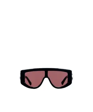 Gucci Rectangular Frame Sunglasses - Bright Black
