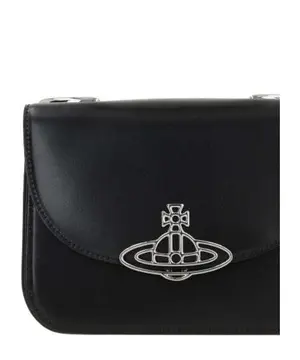 VIVIENNE WESTWOOD Linda Logo Plaque Shoulder Bag