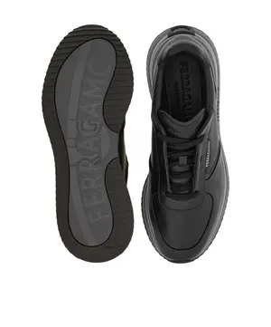 FERRAGAMO Low Top Sneakers - Black