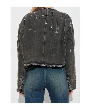 R13 Embellished Denim Jacket
