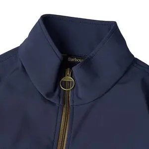Barbour Long-sleeved Casual Jacket With Zipper Pockets