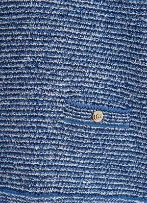 Gucci Fine Crewneck Top With Stripe Details