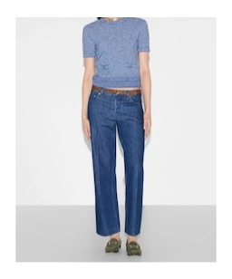 Gucci Fine Crewneck Top With Stripe Details