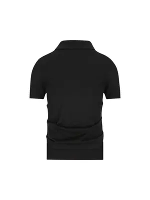 Loewe Short-sleeved Embroidered Jumper