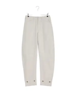 LEMAIRE Tapered Pants With Curved Legs - Frankincense