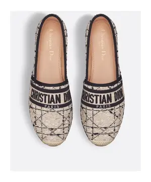 Dior Granville Espadrille - Beige/black