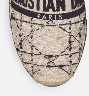 Dior Granville Espadrille - Beige/black
