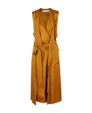 Victoria Beckham Sleeveless Maxi Dress With Open Back Detail