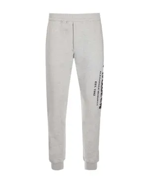 Alexander McQueen Graffiti Logo Joggers - Gray