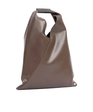 MAISON MARGIELA Japanese Logo Detailed Tote Bag - Brown