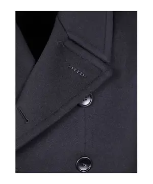 TOM FORD Double-breasted Peak Lapel Long Coat