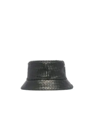 Bottega Veneta Logo Fisherman's Hat - Black