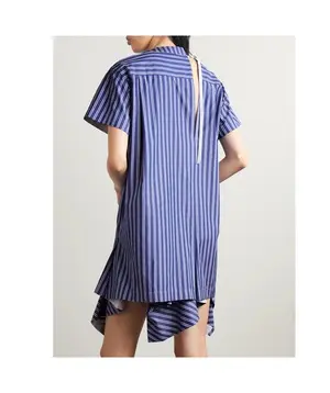 Sacai Poplin Striped Pullover