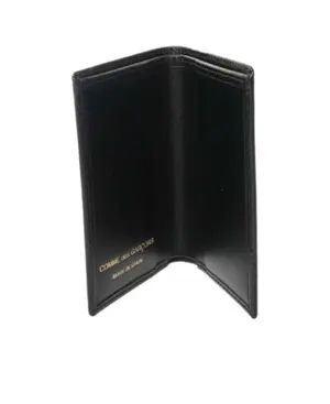 Comme Des Garçons Logo-stamp Leather Wallet