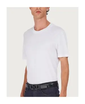 FERRAGAMO Gancini Reversible Belt - Black