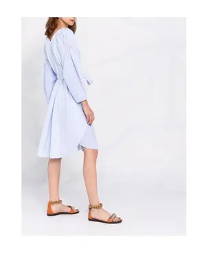 Stella McCartney Striped Midi Dress