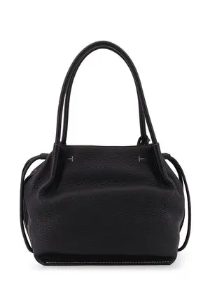 TOD'S Logo Detailed Shoulder Bag - Black