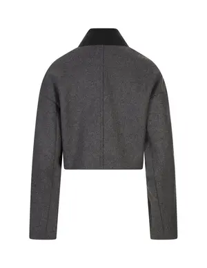 Sportmax Vacuo Zip-up Long-sleeved Jacket - Grey