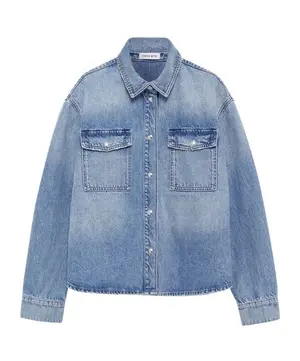 ANINE BING Paxton Shirt - Blue