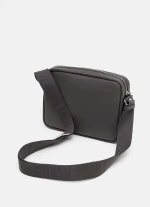Loewe Logo Lettering Zipped Shoulder Bag