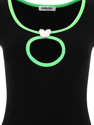 AMBUSH Heart Cut-out Mini Dress