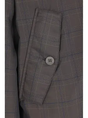Balenciaga Checked Zip-up Jacket