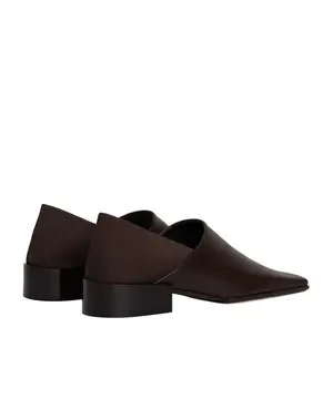 Alaïa Square-toe Block Heel Slippers - Black
