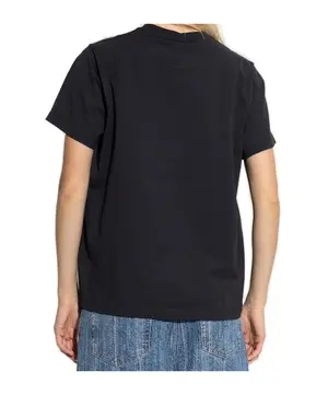 GANNI Short Sleeve Crewneck T-shirt